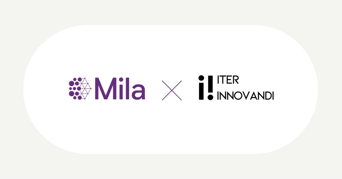 Mila and Iter Innovandi Announce Strategic Partnership to Advance AI Adoption for SMEs | Mila