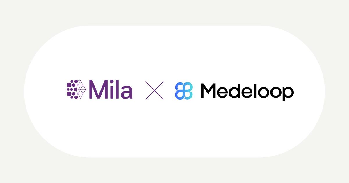 Medeloop Partners with Mila to Leverage Artificial Intelligence in Health Technology | Mila