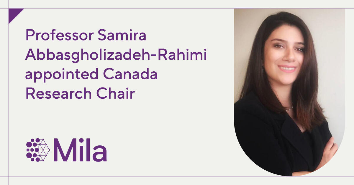 Professor Samira Abbasgholizadeh-Rahimi appointed Canada Research Chair ...